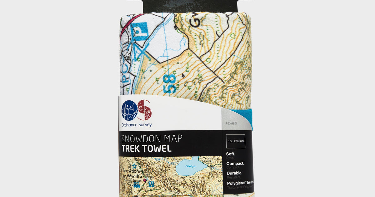 Multi Lifeventure Giant Towel (Snowdon OS Map Print) – Millets