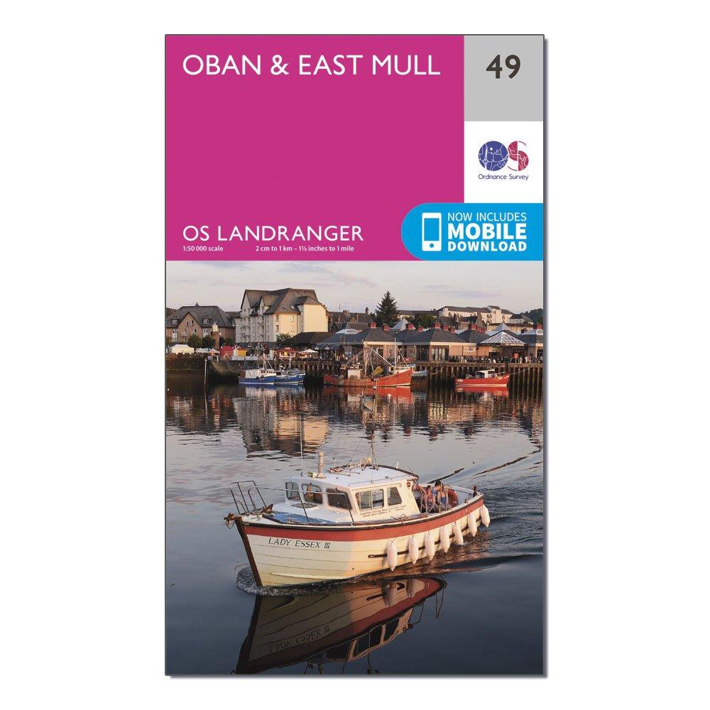 Ordnance Survey Landranger 49 Oban & East Mull Map With Digital Version ...