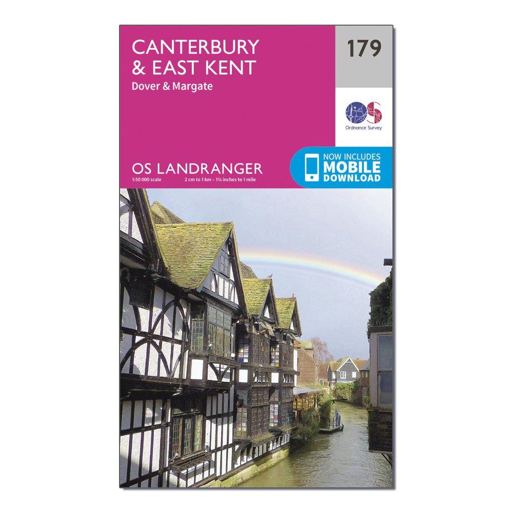 Ordnance Survey Landranger 179 Canterbury & East Kent, Dover & Margate ...