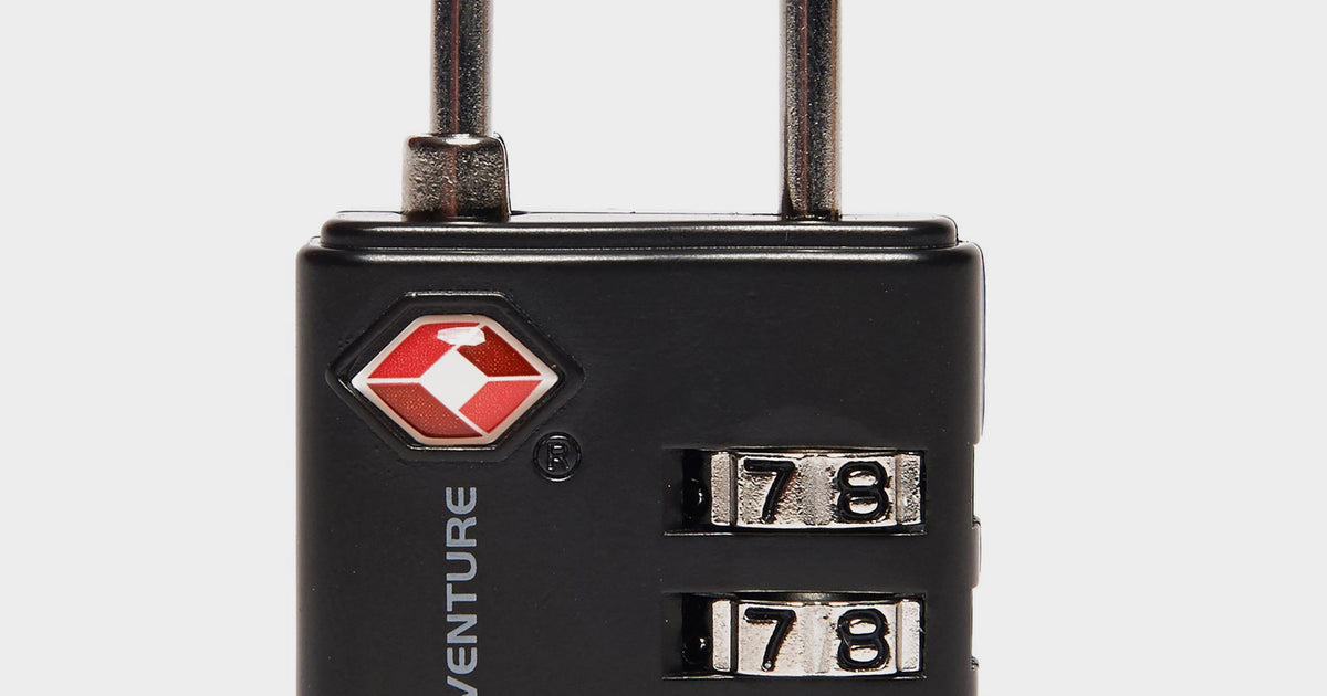 Black Lifeventure TSA Combi Lock – Millets