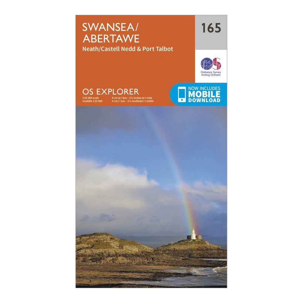 Ordnance Survey Explorer 165 Swansea, Neath & Port Talbot Map With ...