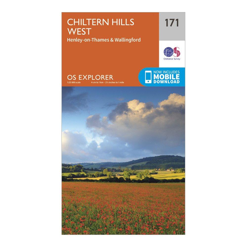 Ordnance Survey Explorer 171 Chiltern Hills West, Henley-on-Thames ...