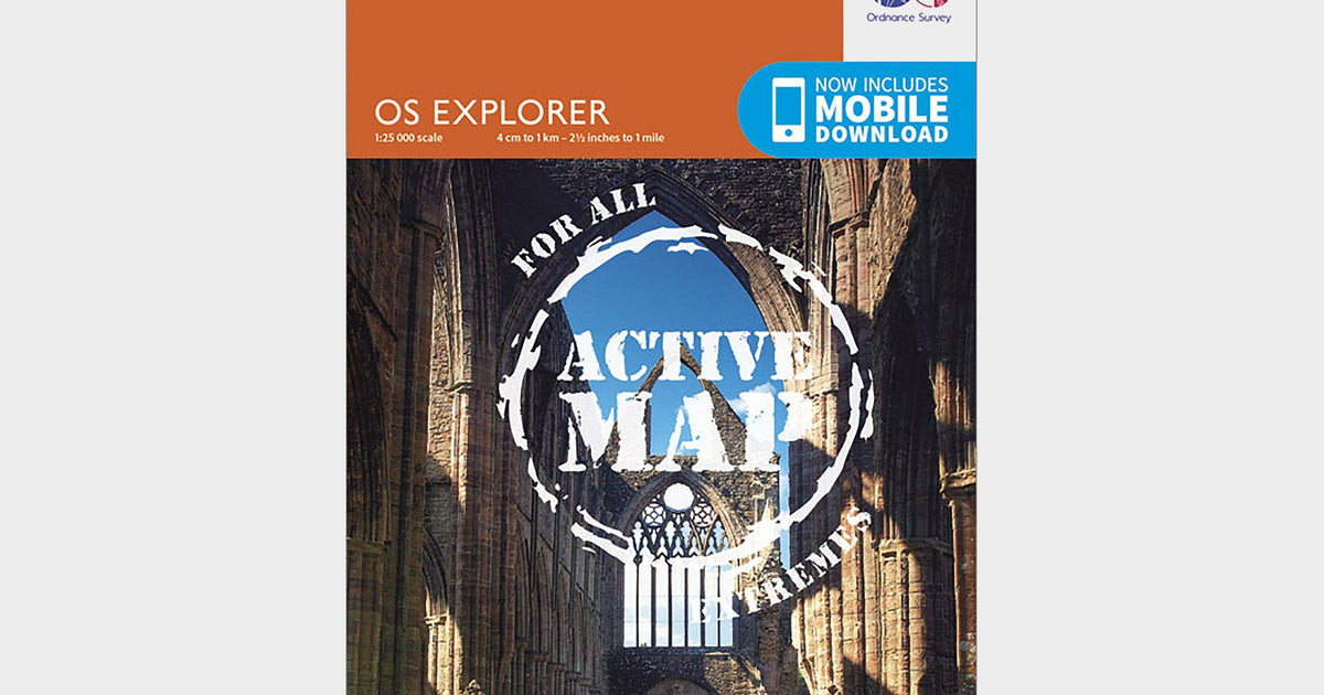 Ordnance Survey Explorer 167 Thornbury, Dursley & Yate Active Map With ...