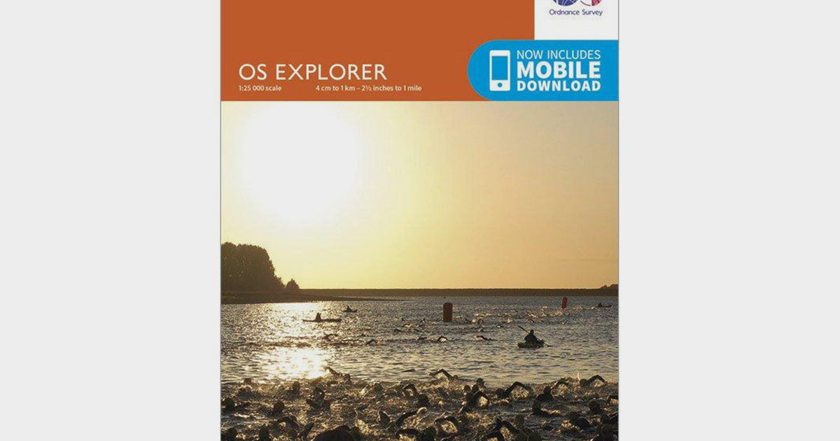 Ordnance Survey Explorer 234 Rutland Water Map With Digital Version ...
