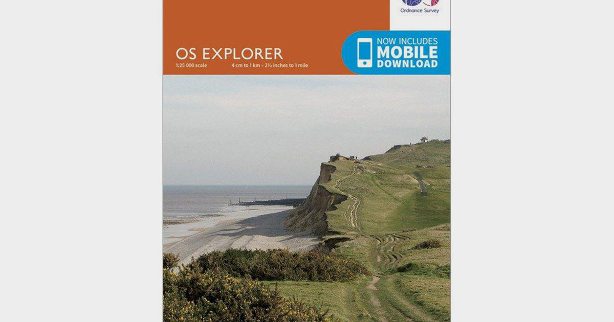 Ordnance Survey Explorer 252 Norfolk Coast East Map With Digital ...
