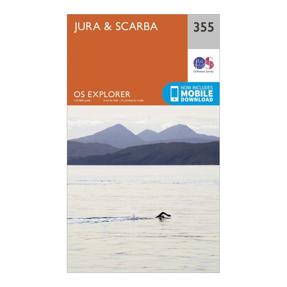 Ordnance Survey Explorer 355 Jura & Scarba Map With Digital Version ...