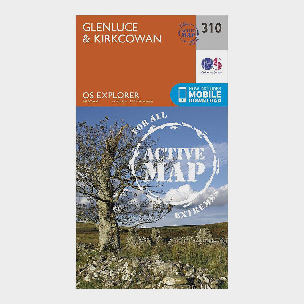 Ordnance Survey Explorer Active 310 Glenluce & Kirkcowan Map With ...