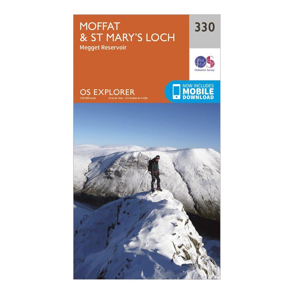 Ordnance Survey Explorer 330 Moffat & St Mary’s Loch Map With Digital ...