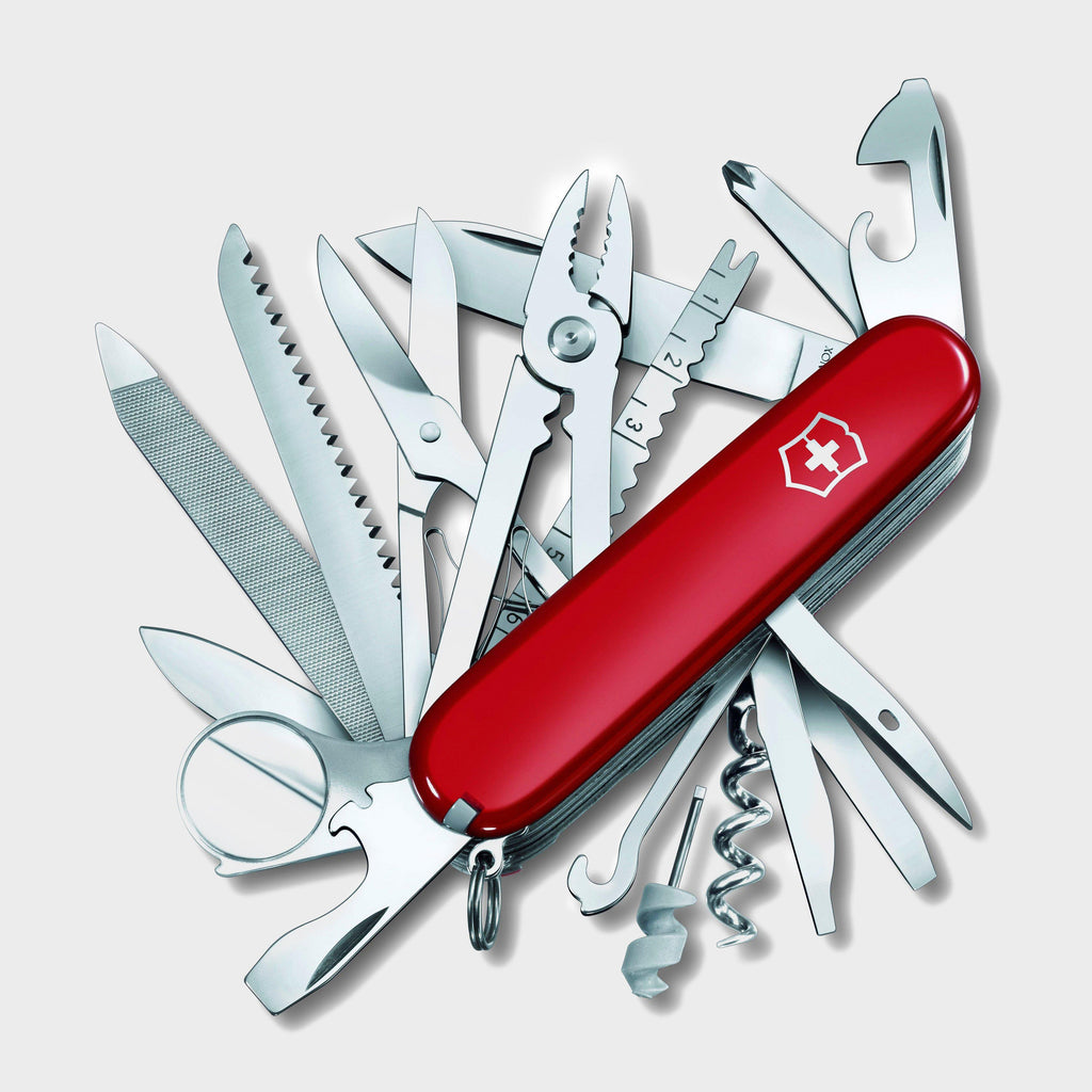 Red Victorinox Swiss Champ Knife – Millets