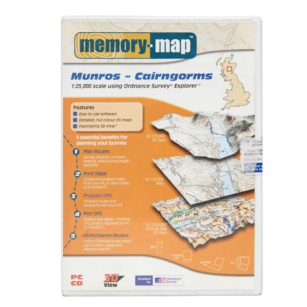 Assorted Memory Map Explorer Cairngorms CD-Rom – Millets