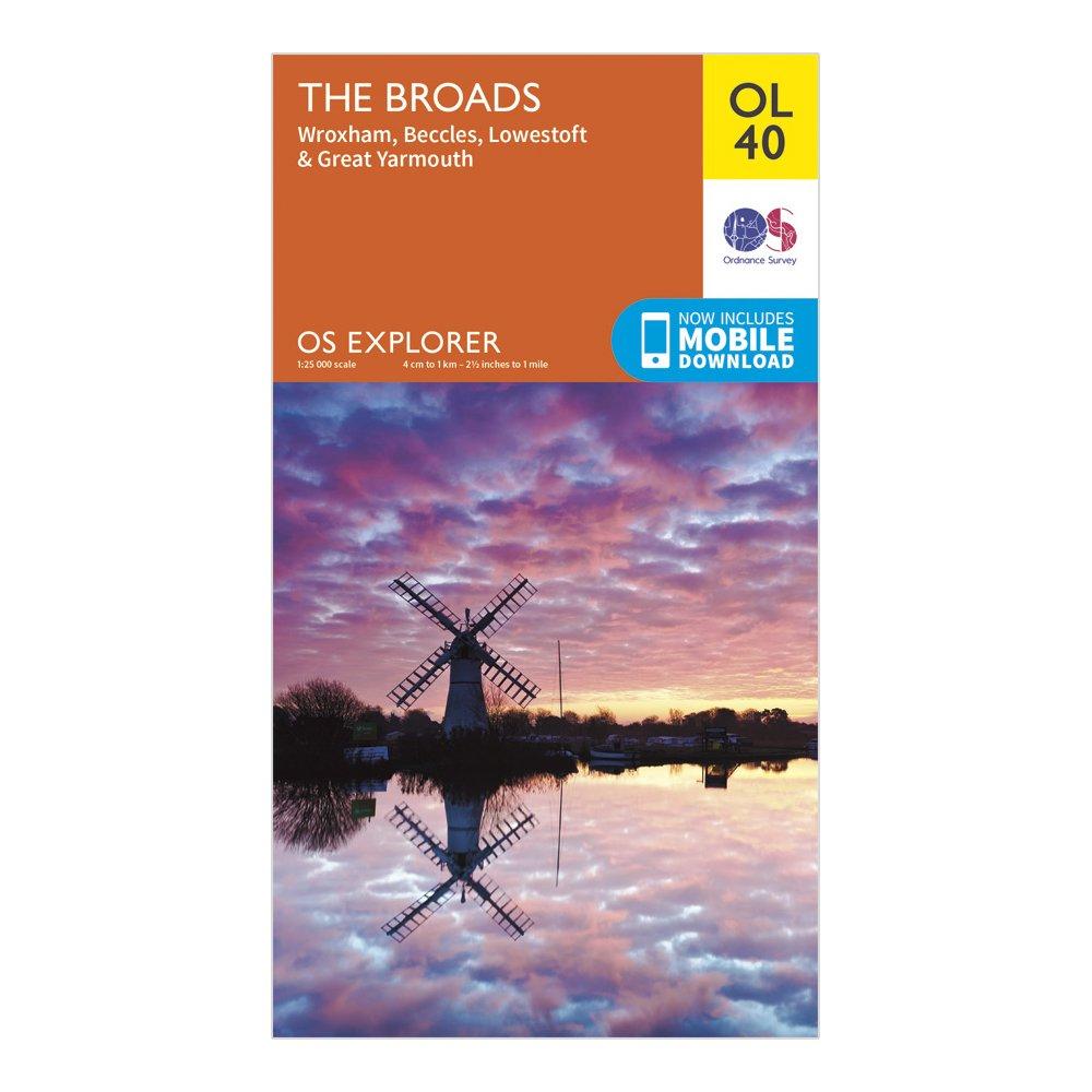 Ordnance Survey Explorer OL40 The Broads Map With Digital Version – Millets