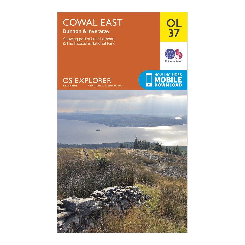 Ordnance Survey Explorer OL37 Cowal East Dunoon & Inveraray Map With ...