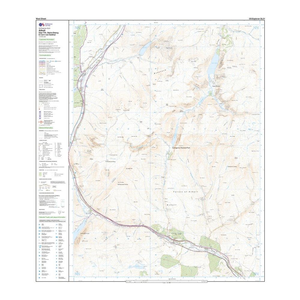 Ordnance Survey Explorer OL51 Atholl Map With Digital Version – Millets