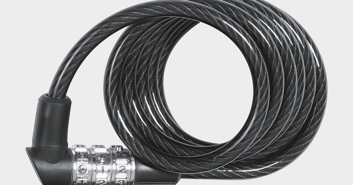 Black Abus 1150/120cm Combination Cable Lock – Millets