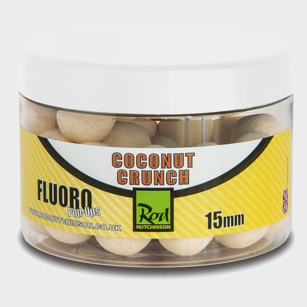 Rod Hutchinson Fluoro Pop Ups 15mm, Coconut Crunch – Millets