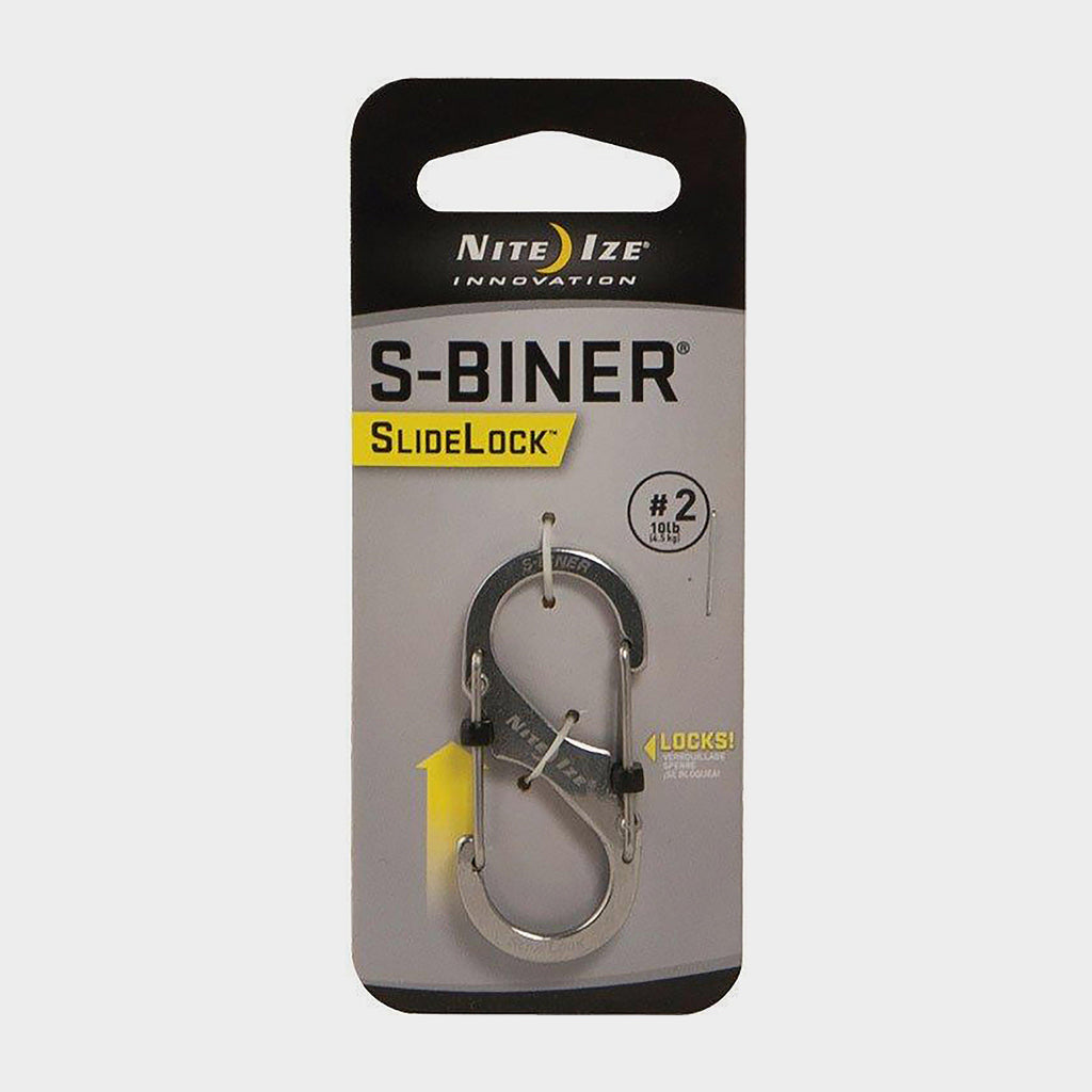 Silver Niteize S-Biner SlideLock #2 (Stainless Steel) – Millets