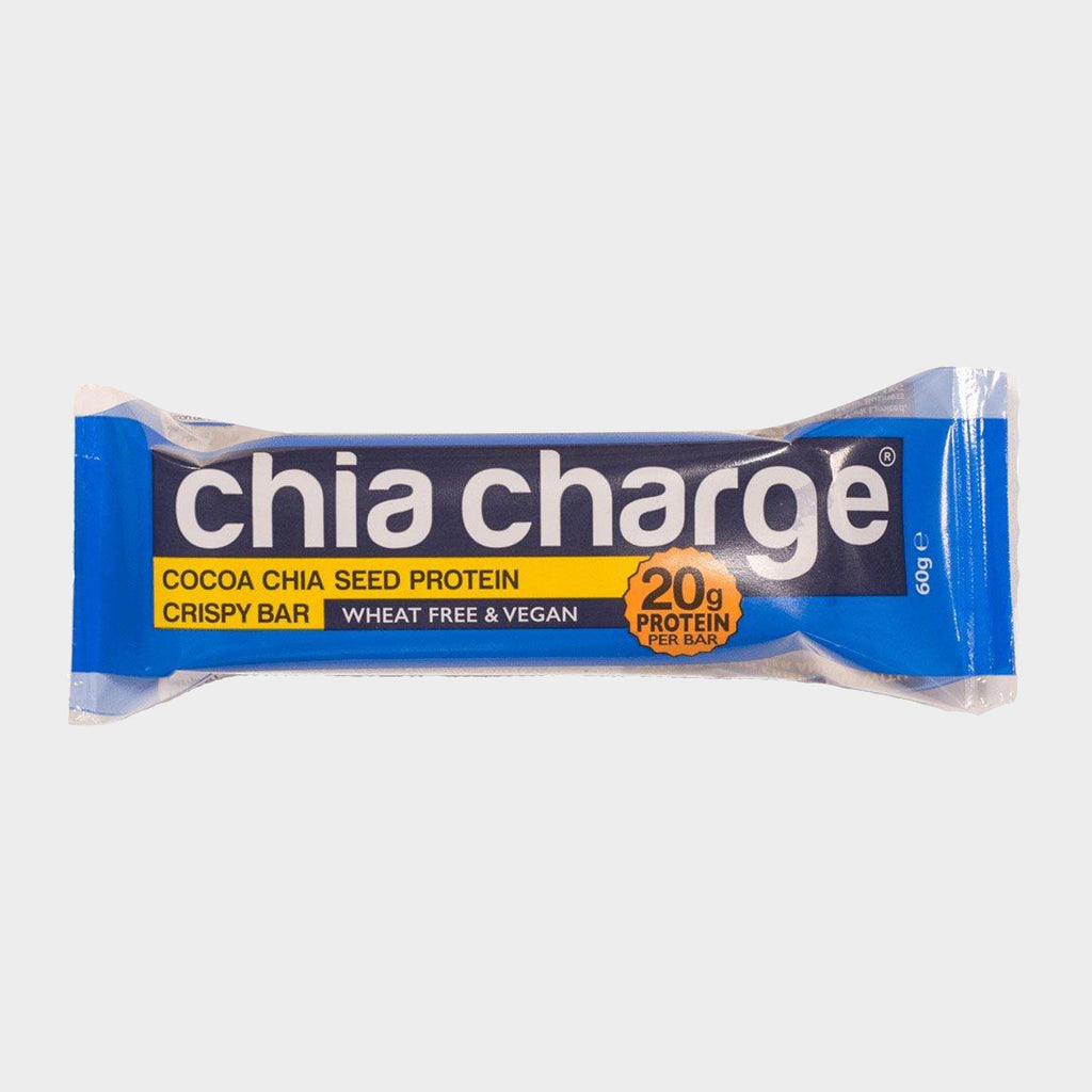 Blue Chia Charge Cocoa Chia Seed Protein Crispy Bar 60g – Millets