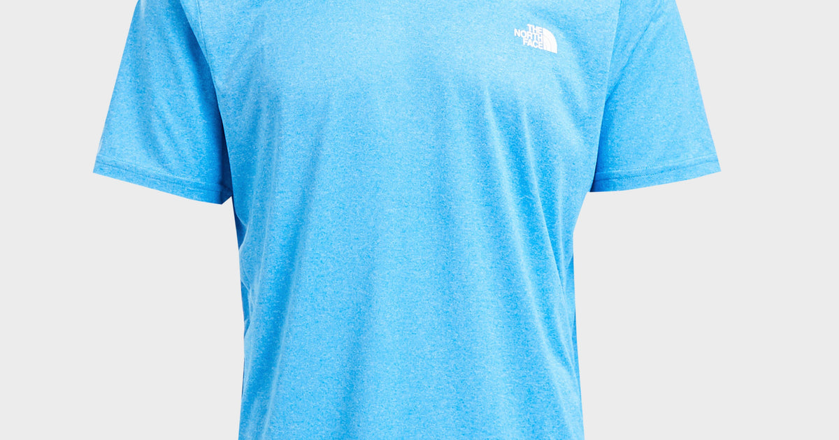 Blue The North Face Men's Reaxion Amp Crew T-Shirt – Millets