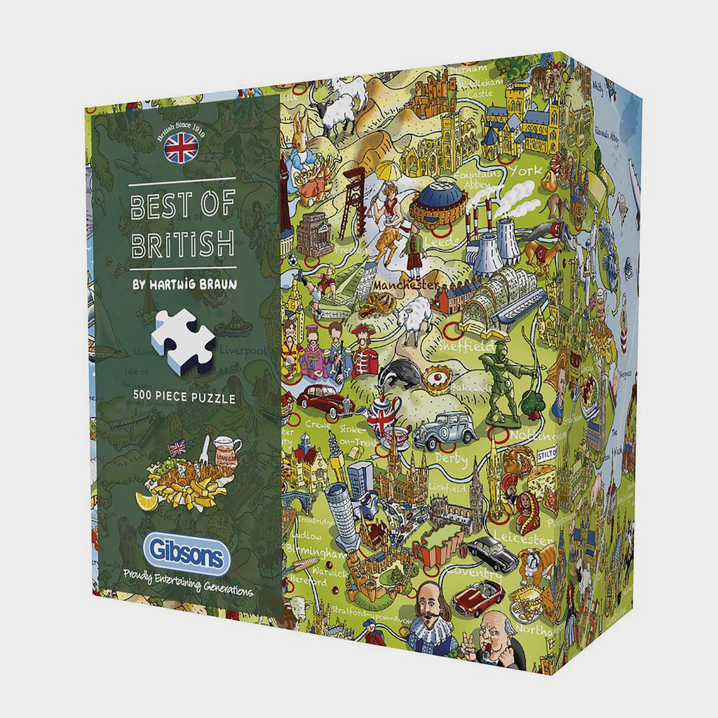 Multi Gibsons Best of British 500 Piece Jigsaw Puzzle – Millets