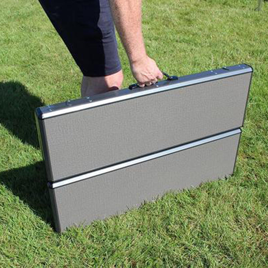 Silver Outdoor Revolution Table and Bench Set – Millets