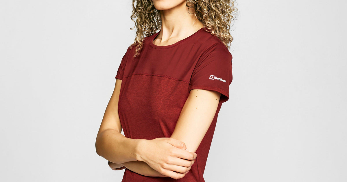 Red Berghaus Women’s Voyager Tech Tee – Millets