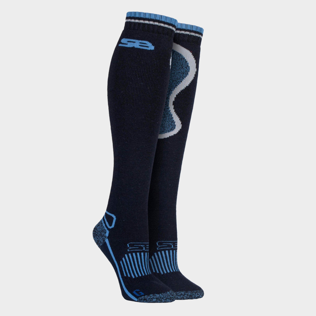Navy Storm Bloc Women’s Calderbeck Long Socks – Millets