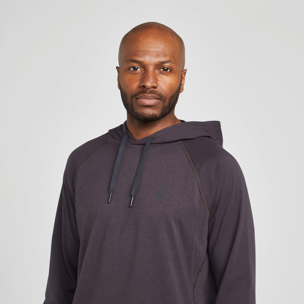 Grey Black Diamond Men’s Crag Hoodie – Millets