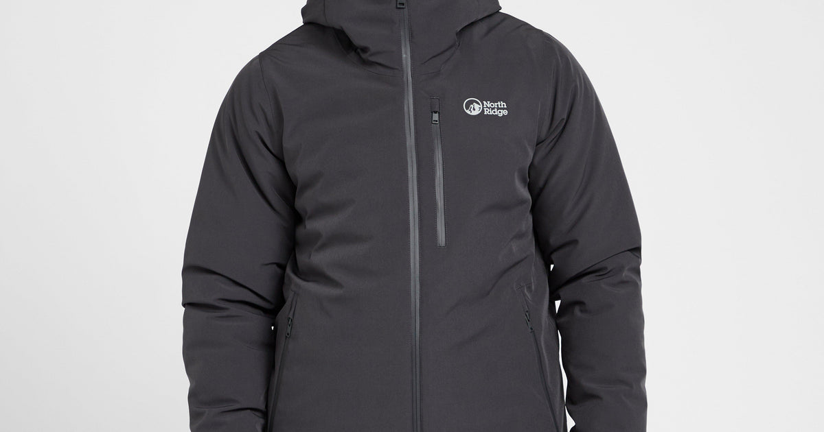 Grey North Ridge Men’s Domain Waterproof Parka – Millets