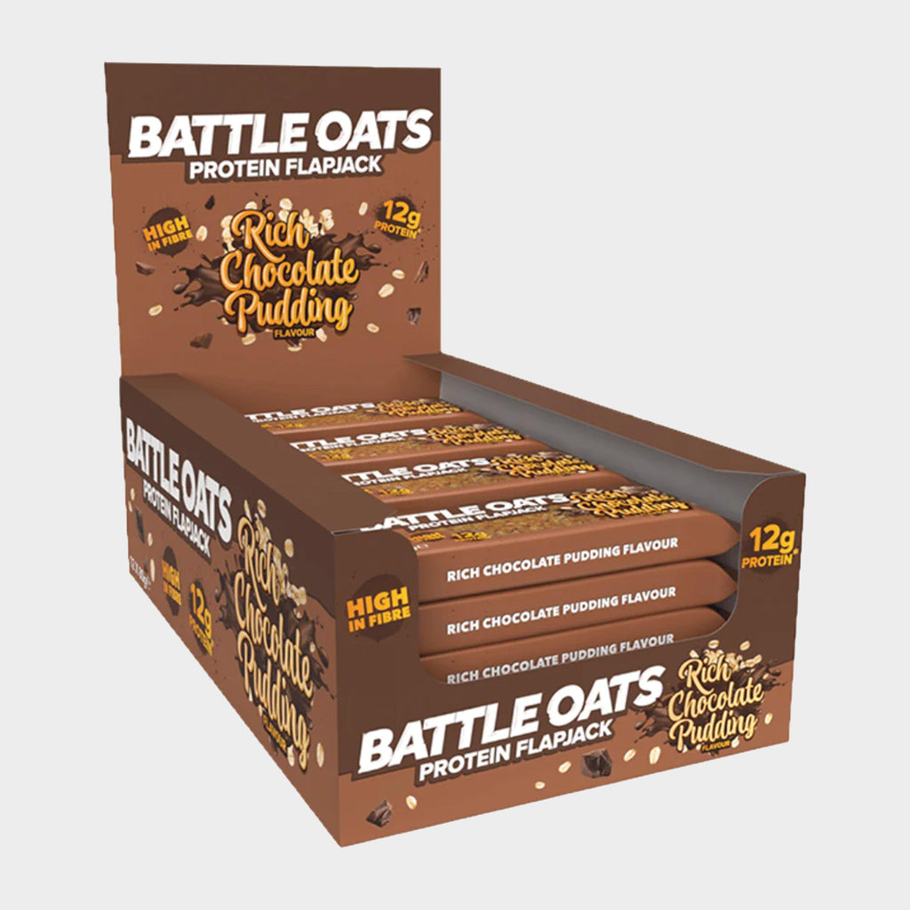 Brown Battle Oats Protein Flapjack 70g (Rich Chocolate Pudding) – Millets