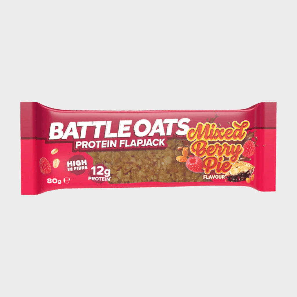 Red Battle Oats Protein Flapjack 70g (Mixed Berry Pie) – Millets