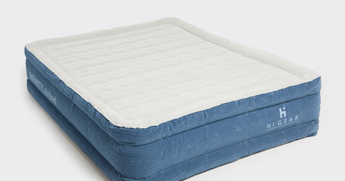 Blue Hi-Gear Infinity Airbed with Built in 240V Pump – Millets