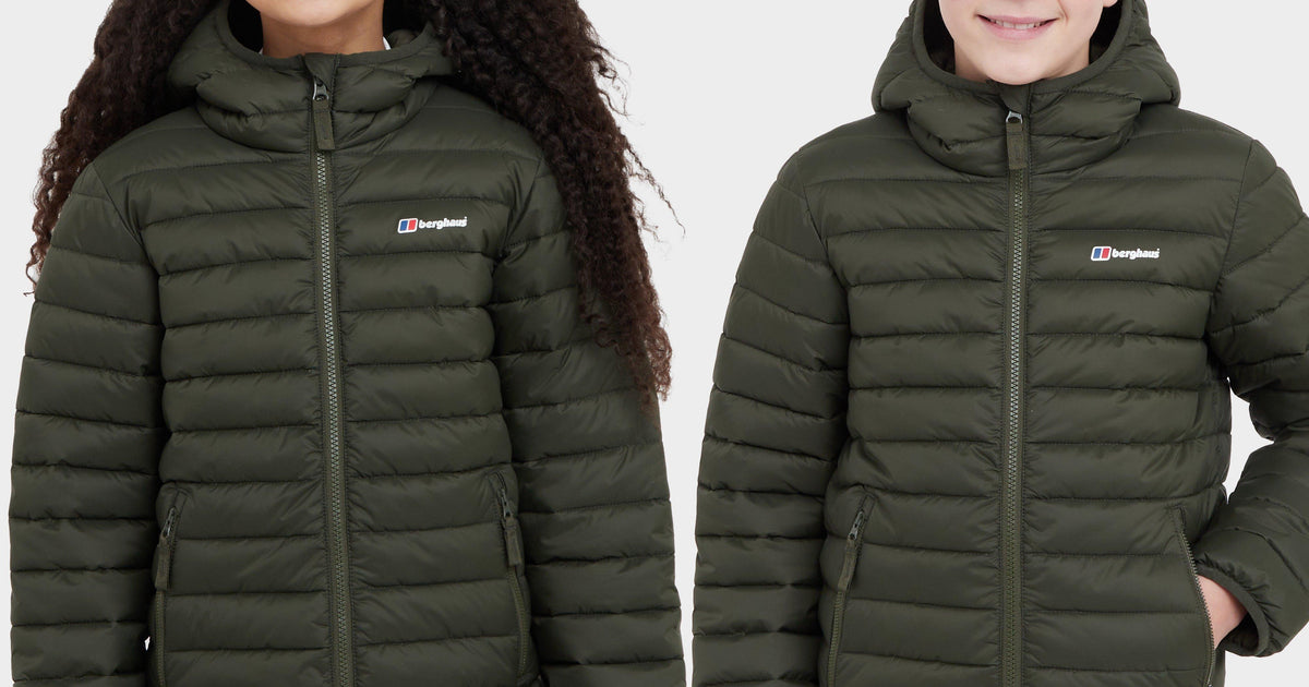 Green Berghaus Kids' Kirkhale Baffle Insulated Jacket – Millets
