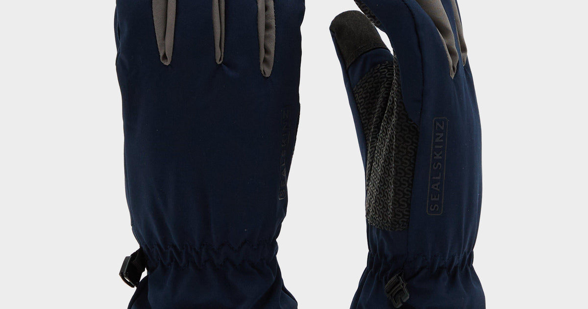 Navy Sealskinz Drayton Waterproof Lightweight Gauntlet – Millets