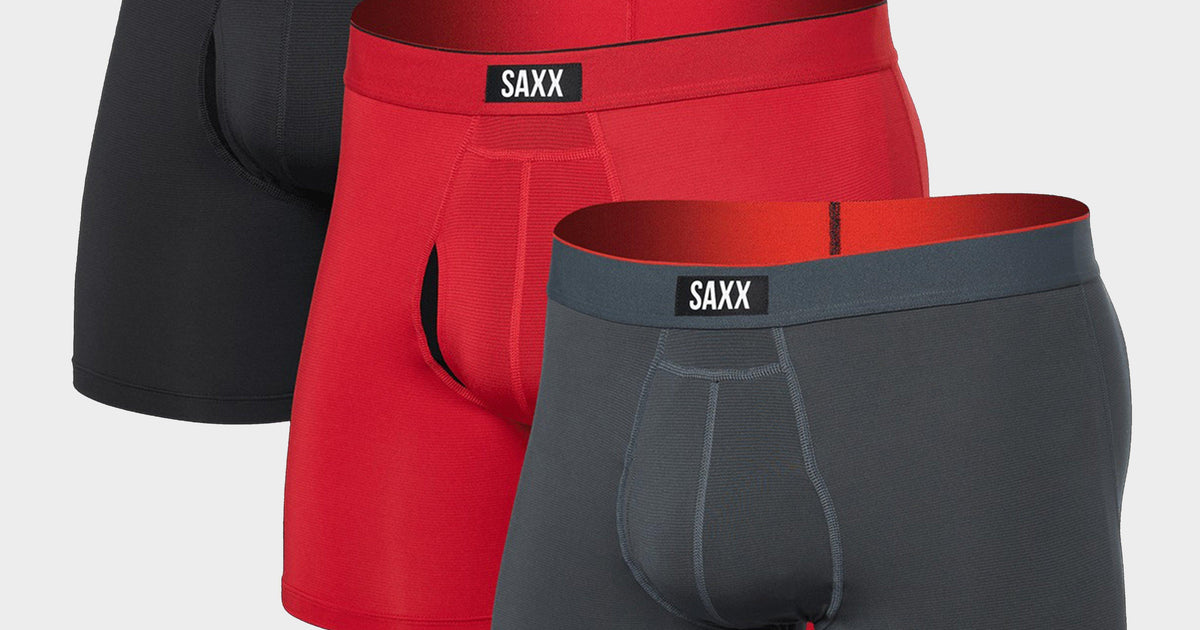 Red Saxx Men’s Multi-Sport Mesh Boxers 3 Pack – Millets
