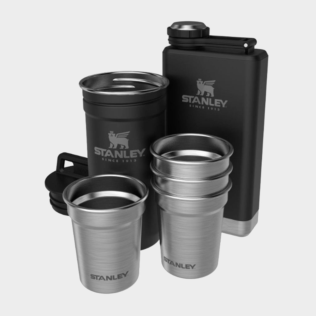 Black Stanley Adventure Pre-Party Shot Glass + Flask Set – Millets
