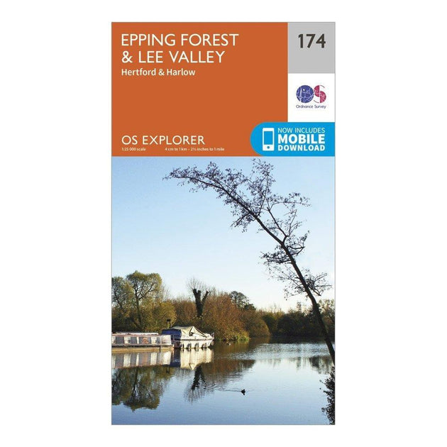 Ordnance Survey Explorer 174 Epping Forest & Lee Valley Map With ...