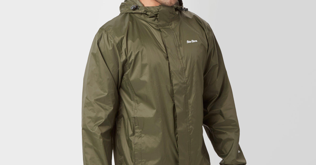 Khaki Peter Storm Mens Packable Jacket Khaki – Millets