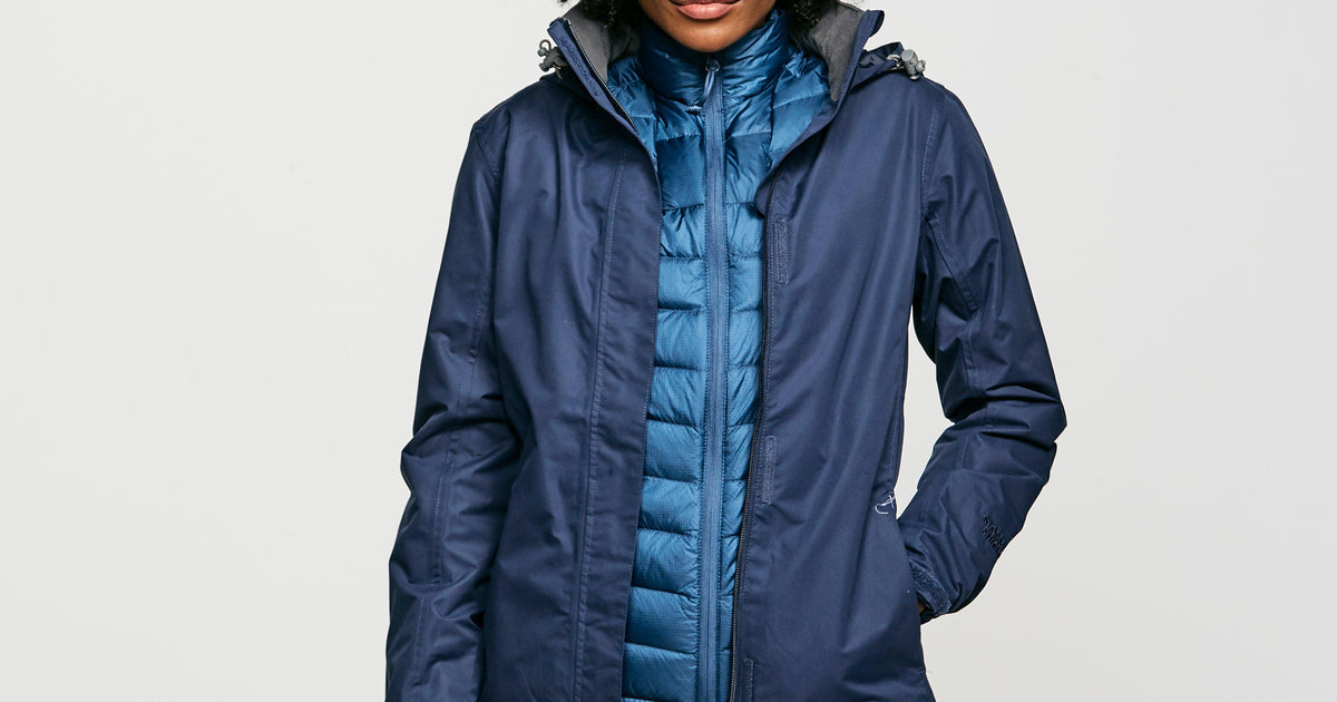 Navy Peter Storm Women's Downpour Waterproof Jacket – Millets