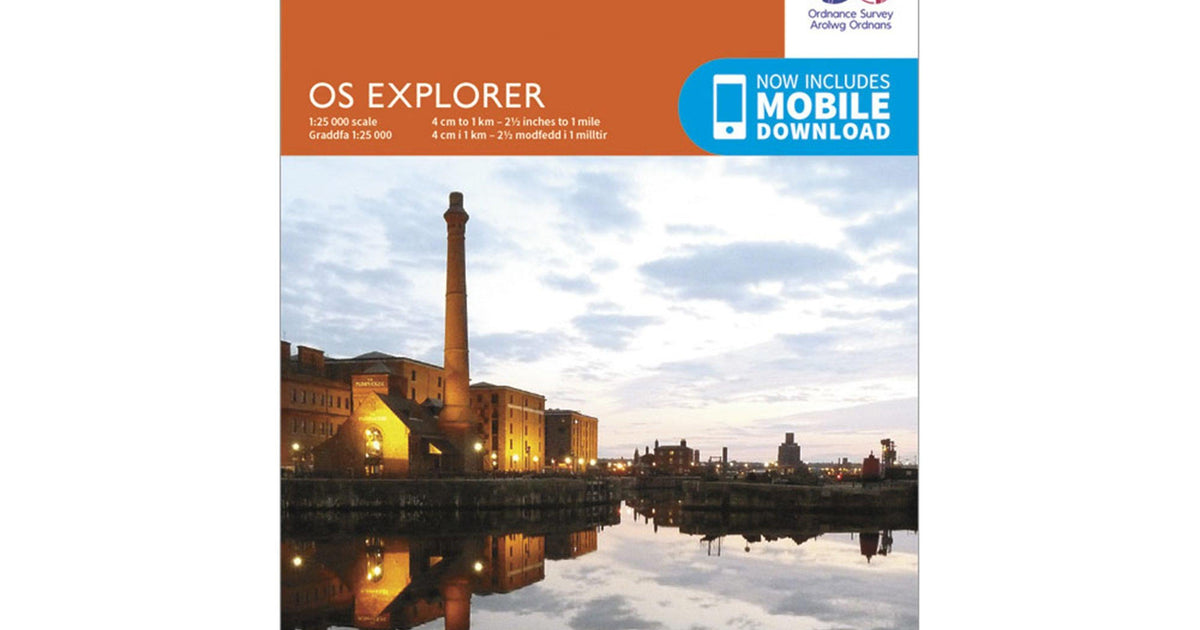 Ordnance Survey Explorer 266 Wirral & Chester Map With Digital Version ...