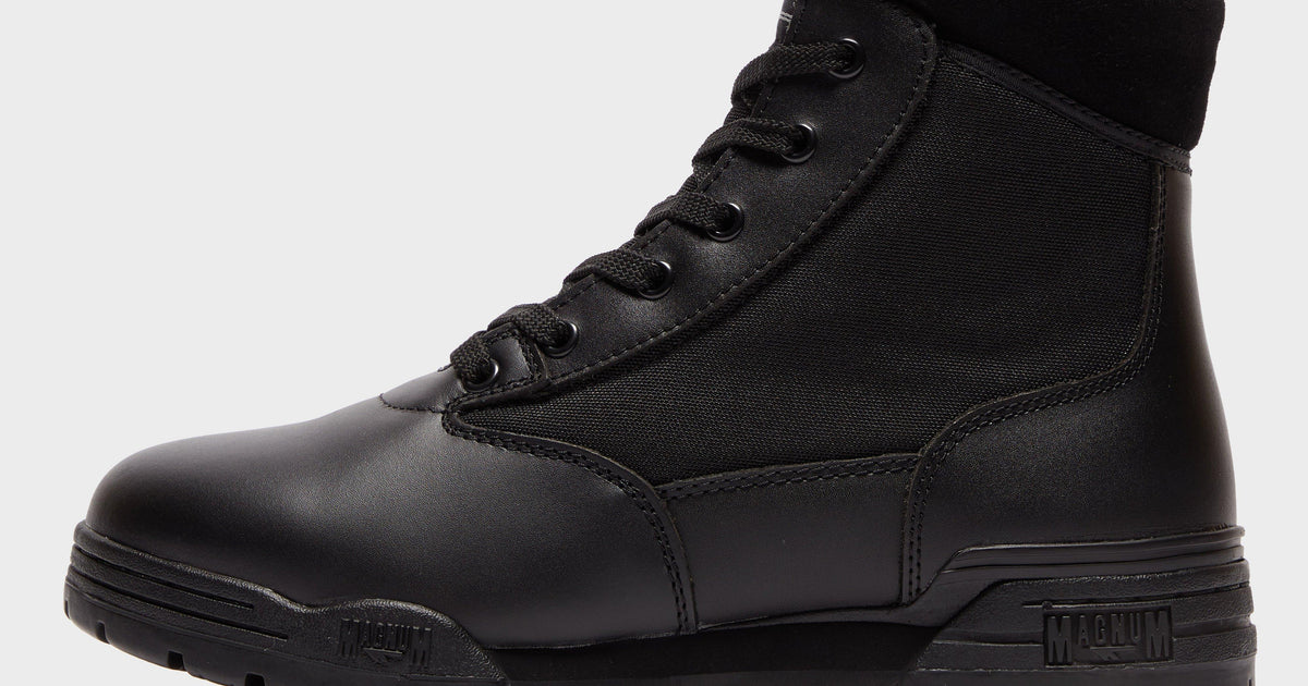 Black Magnum Classic 6 Lace Work Boots – Millets