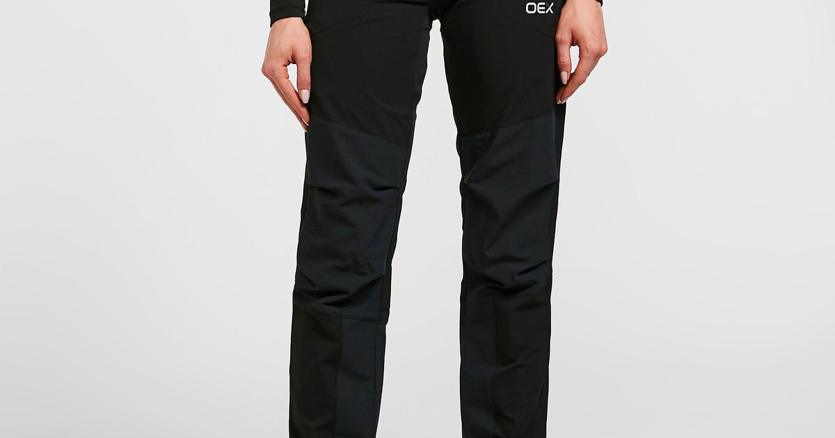 Black OEX Women's Strata Softshell Trousers – Millets