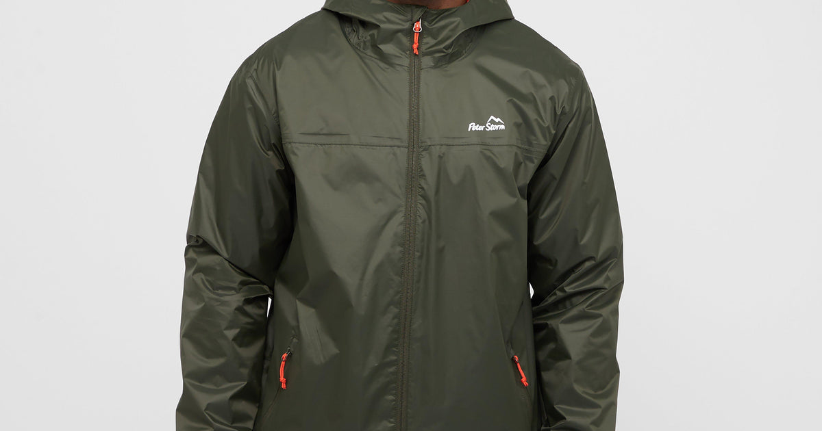 Khaki Peter Storm Men’s Cyclone Waterproof Jacket – Millets