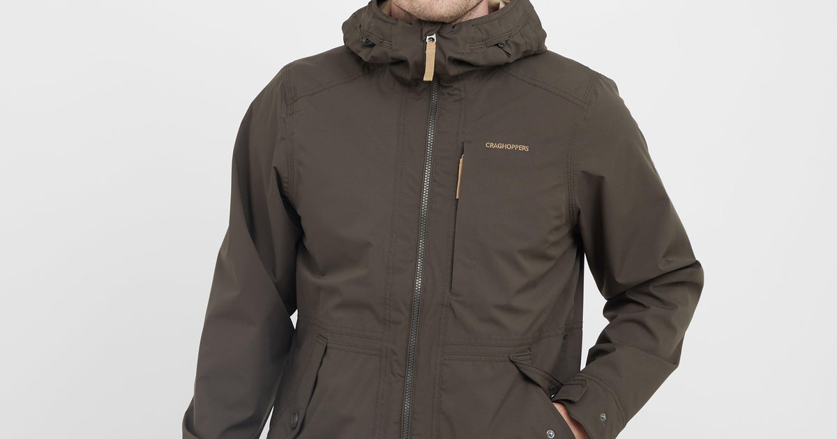 Green Craghoppers Men's National Trust Fairbrook Waterproof Jacket ...
